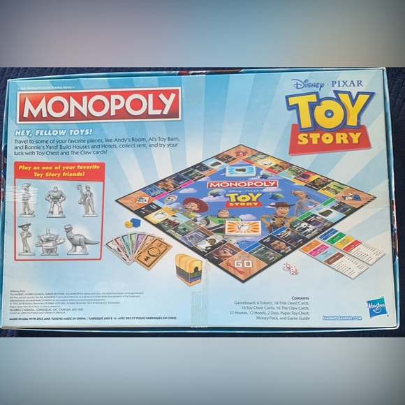 hasbro gaming | Toys | Disney Pixar Board Game | Poshmark
